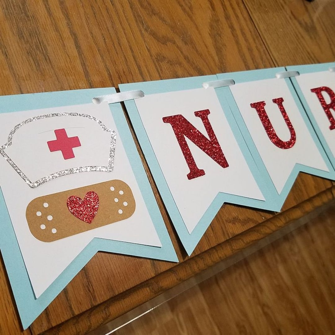 Nurse Banner, Nurse Graduation Banner, Nurse Party Decorations, Nurse ...