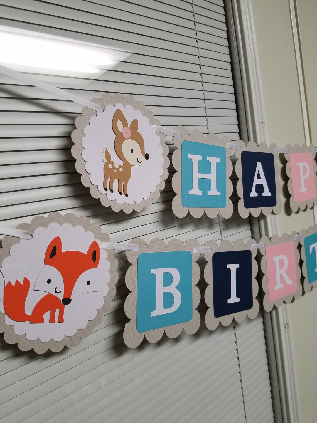 Woodland Birthday Banner, Woodland Banner, Woodland Decorations ...