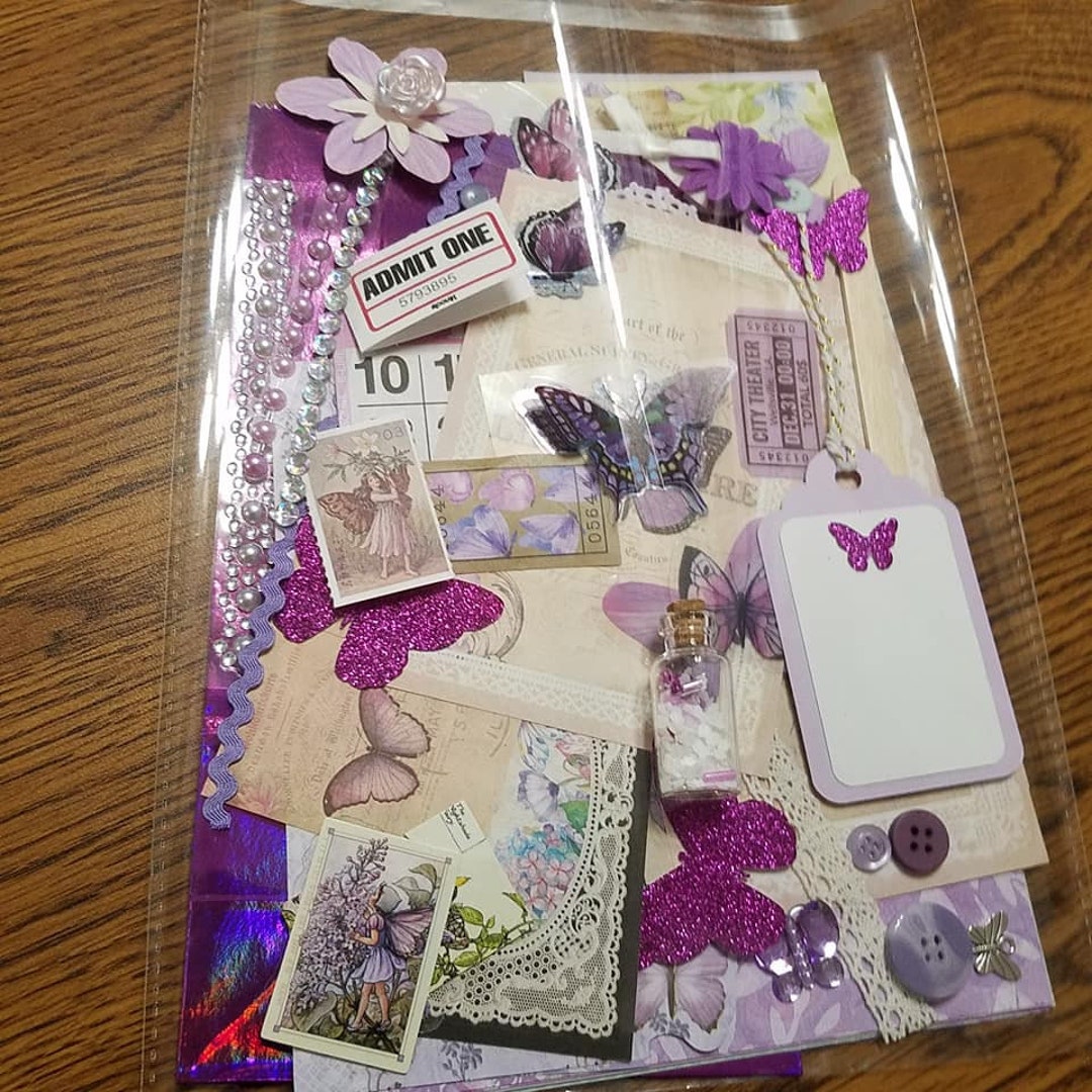 Butterfly Junk Journal Kit, Mystery Junk Journal Kit, Junk Journal ...