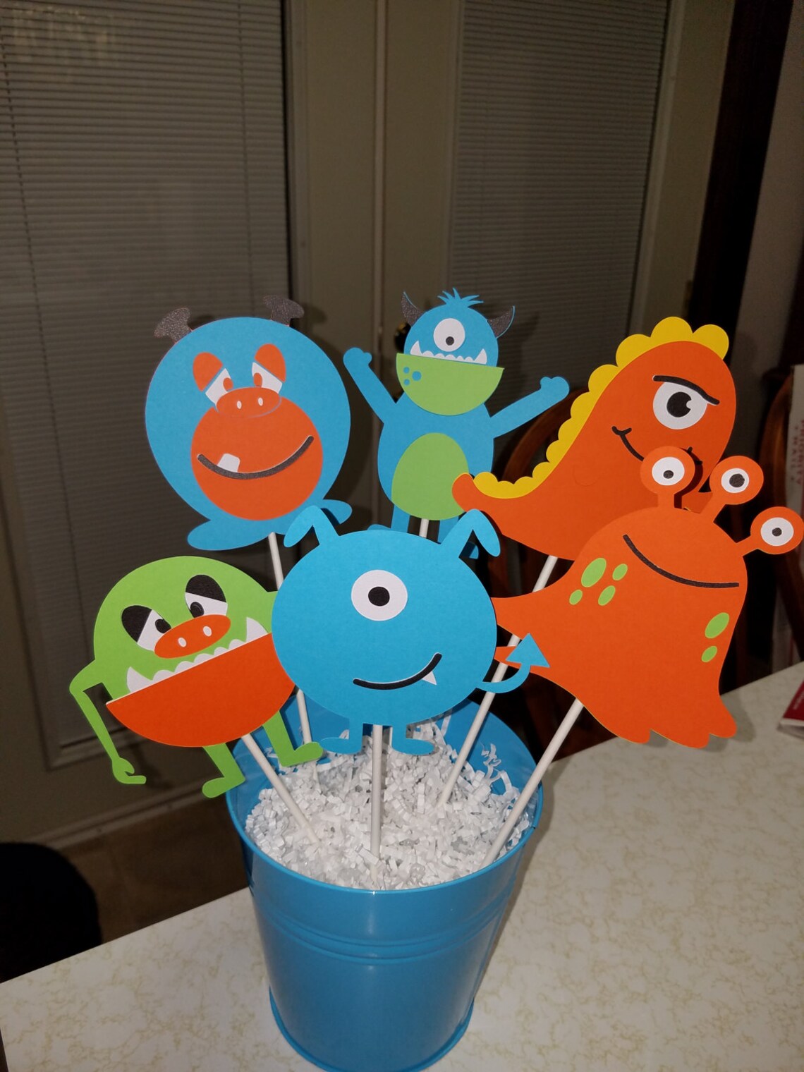 Monster Centerpiece Sticks Set of 6 - Etsy