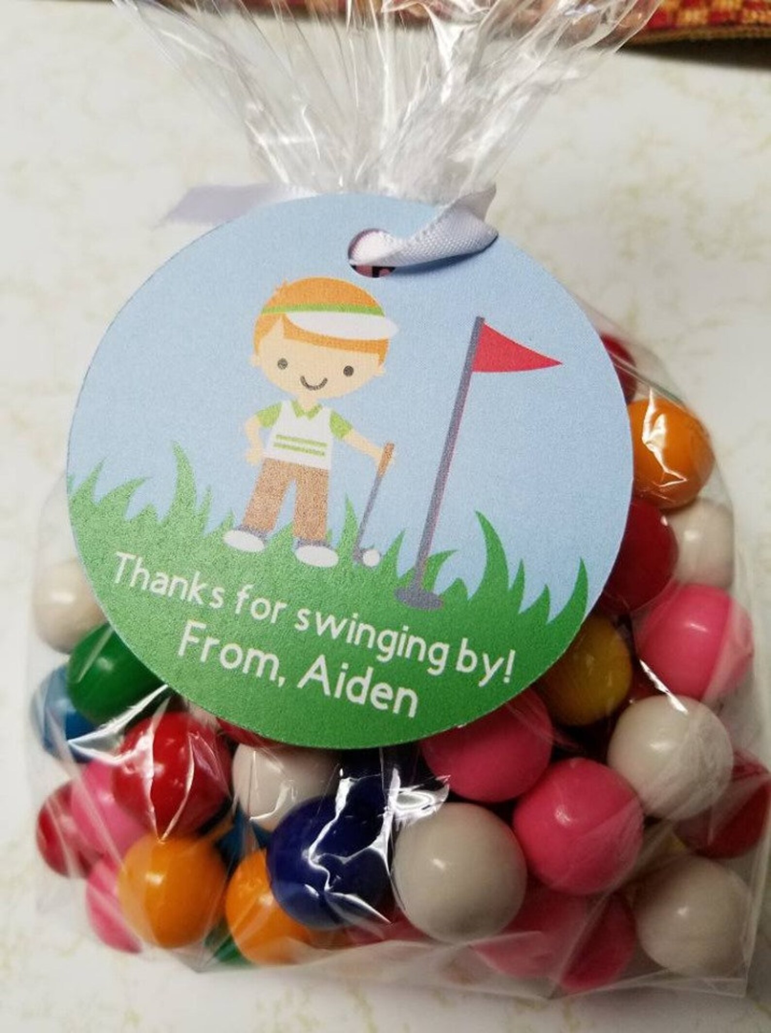 Golf Favor Tag Golf Party Decorations Golf Party Golf - Etsy