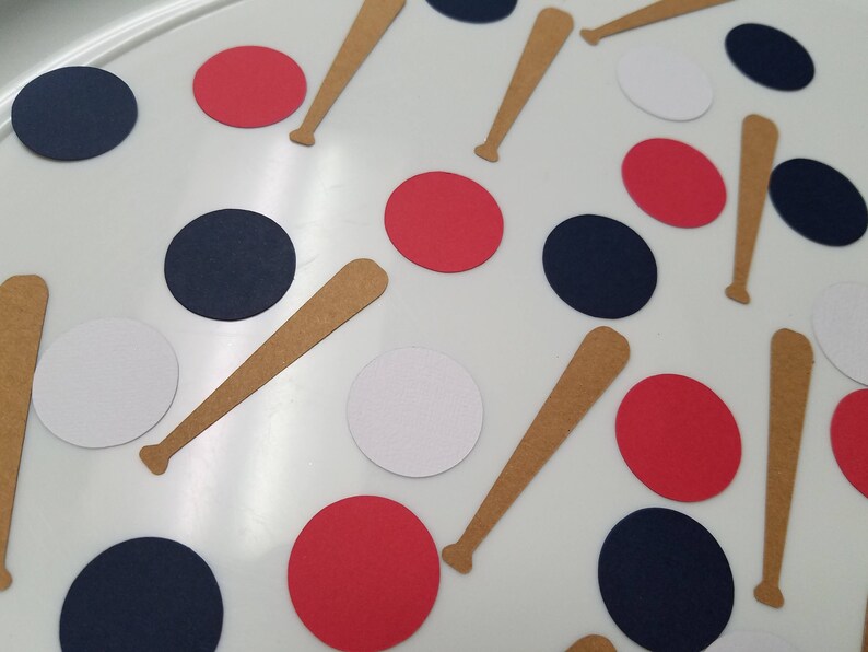 Baseball Confetti Baseball Party Decorations Baseball - Etsy