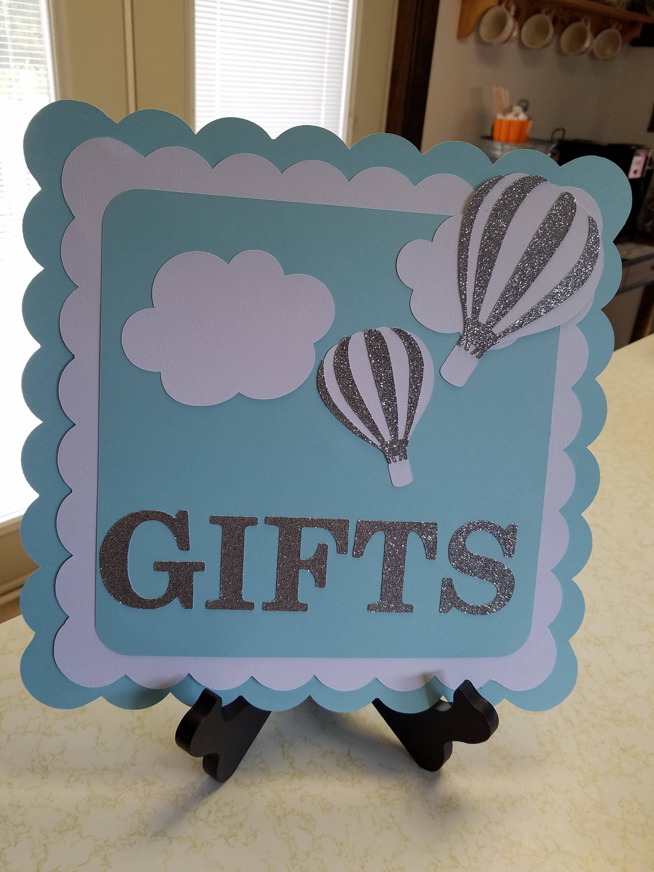 Hot Air Balloon Sign, Hot Air Balloon Baby Shower, Hot Air Balloon ...