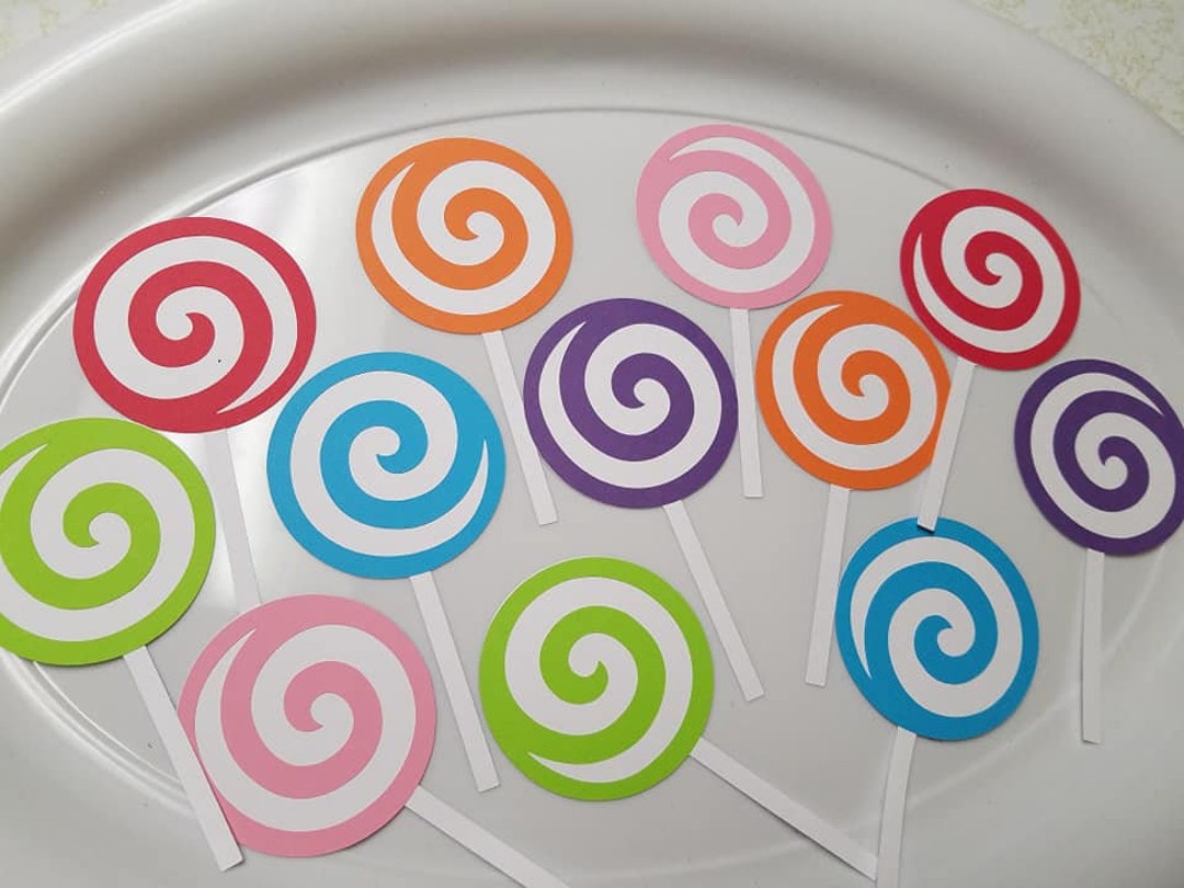 Candy Decorations, Candy Cutouts, Candy Die Cuts, Candy Party, Candy ...