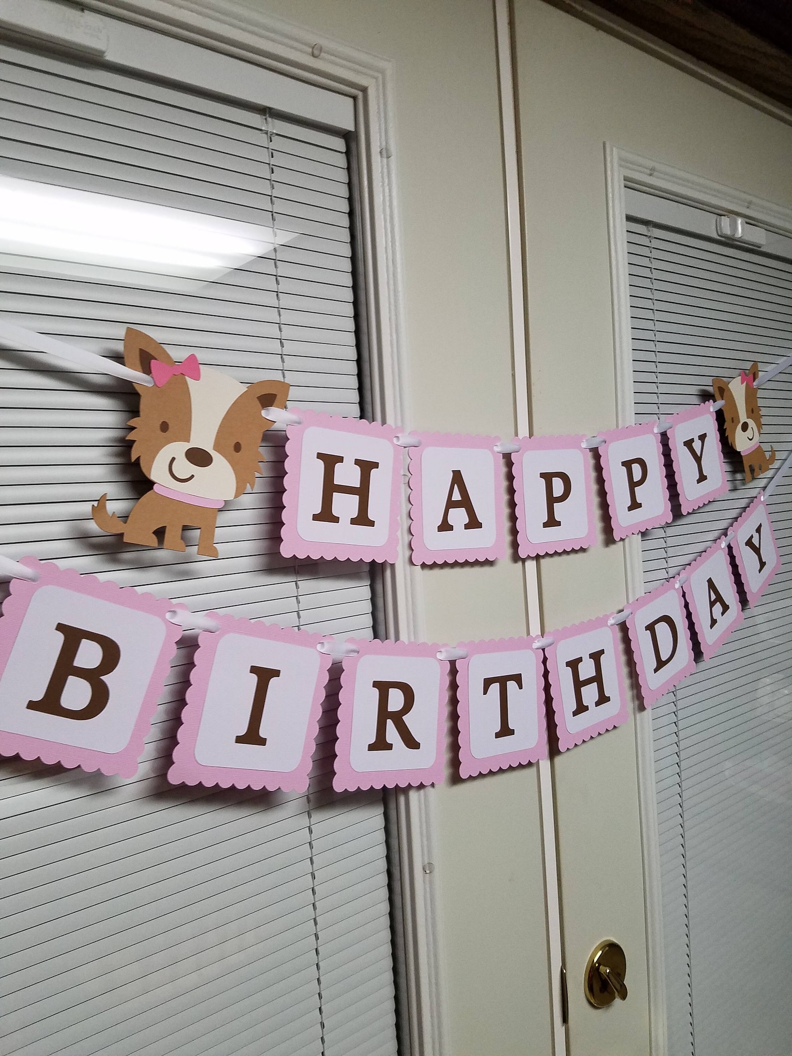 Puppy Banner Puppy Birthday Party Puppy Highchair Banner - Etsy