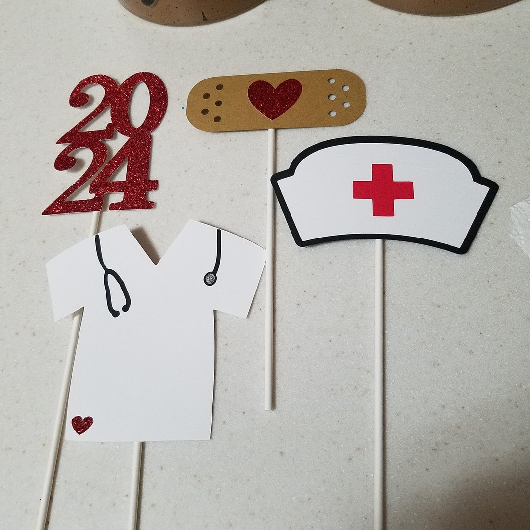Nurse Centerpiece Sticks, Nurse Decorations, Nurse Graduation ...