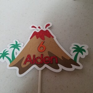 Volcano Cake Topper, Lava Cake Topper, Volcano Birthday, Lava Birthday ...