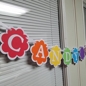 Candy Bar Banner, Candy Banner, Candy Birthday Party Banner - Etsy