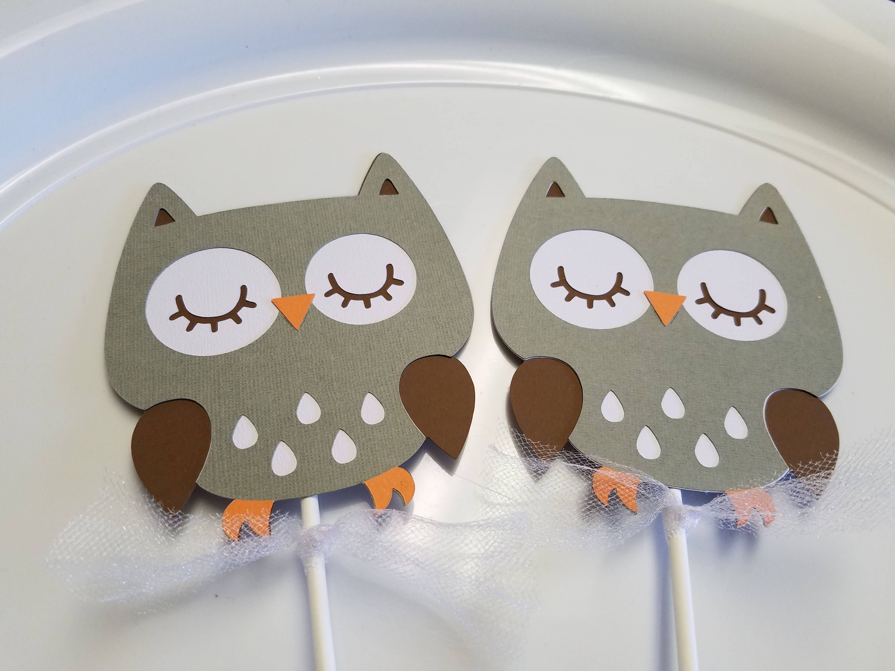 Owl Girl Baby Shower Decorations Centerpieces