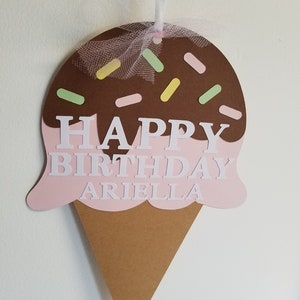 Ice Cream Door Hanger, Ice Cream Sign, Ice Cream Decorations, Ice Cream ...