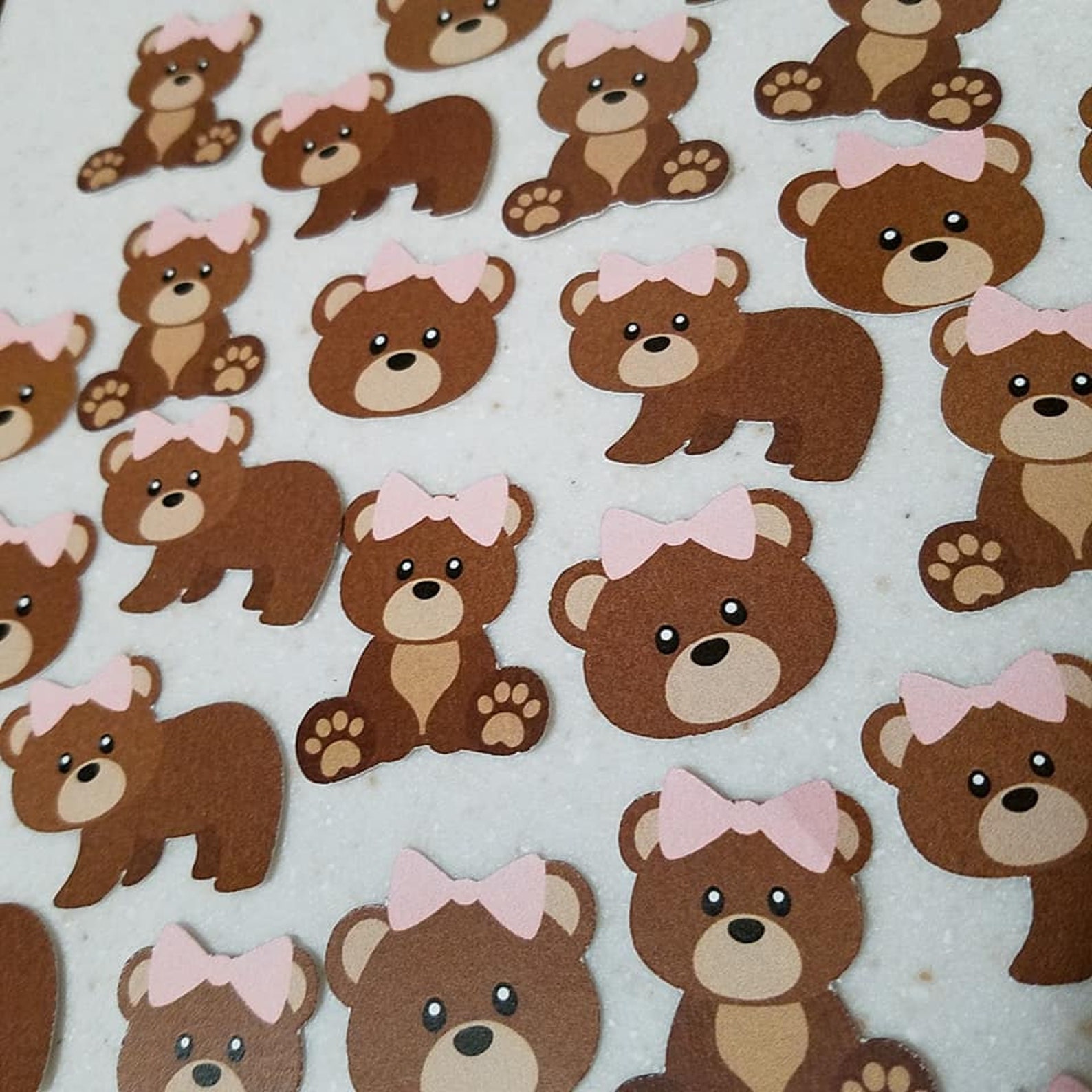 Bear Confetti, Teddy Bear Confetti, Girl Teddy Bear Confetti, Girl ...