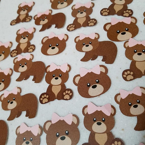 Bear Confetti Teddy Bear Confetti Girl Teddy Bear Confetti - Etsy