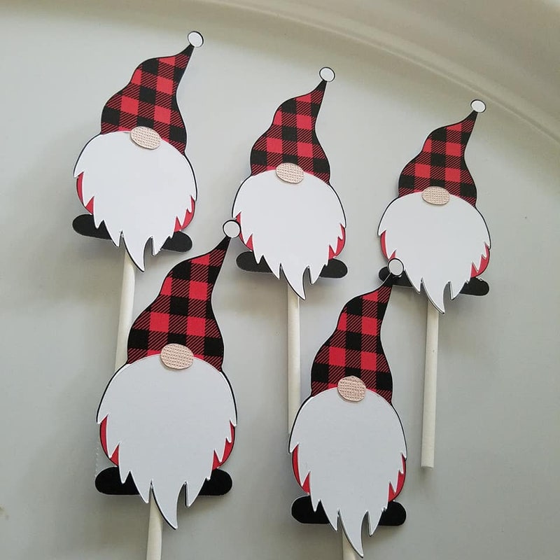 Gnome Cake Toppers - Etsy