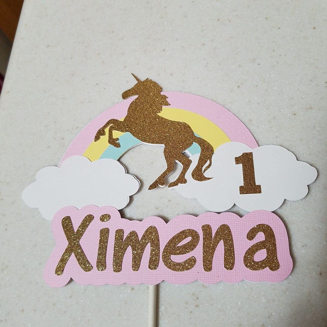 Unicorn Cake Topper, Unicorn Decorations, Unicorn Party, Unicorn ...