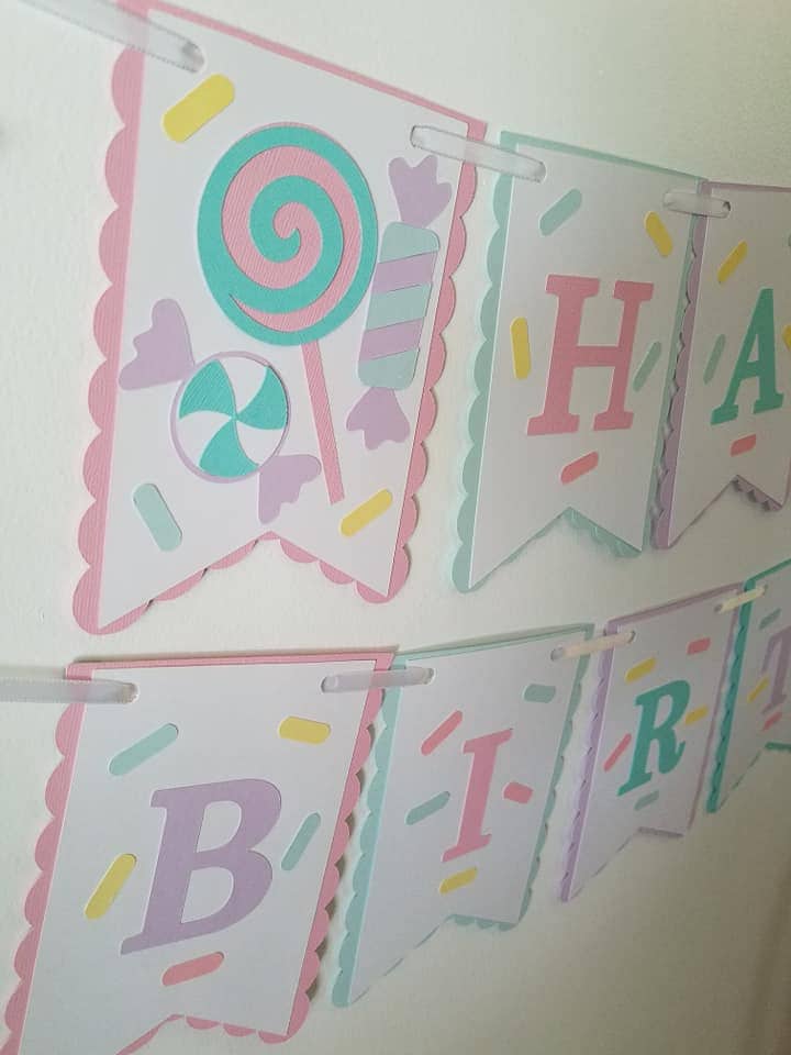 Candy Decorations, Candy Banner, Candy Cutouts, Candy Decorations ...