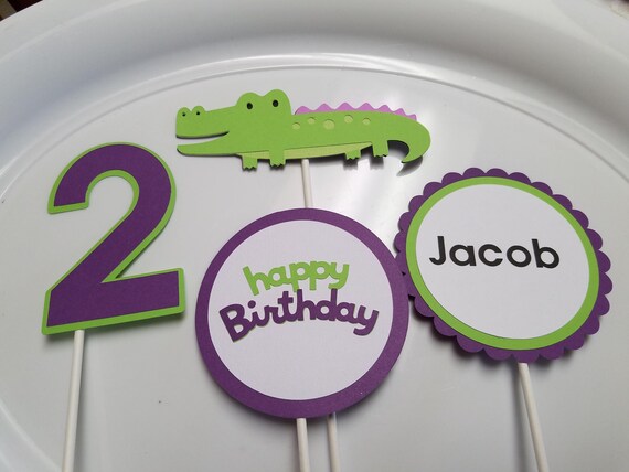 Alligator Centerpiece Alligator Banner Alligator Party | Etsy