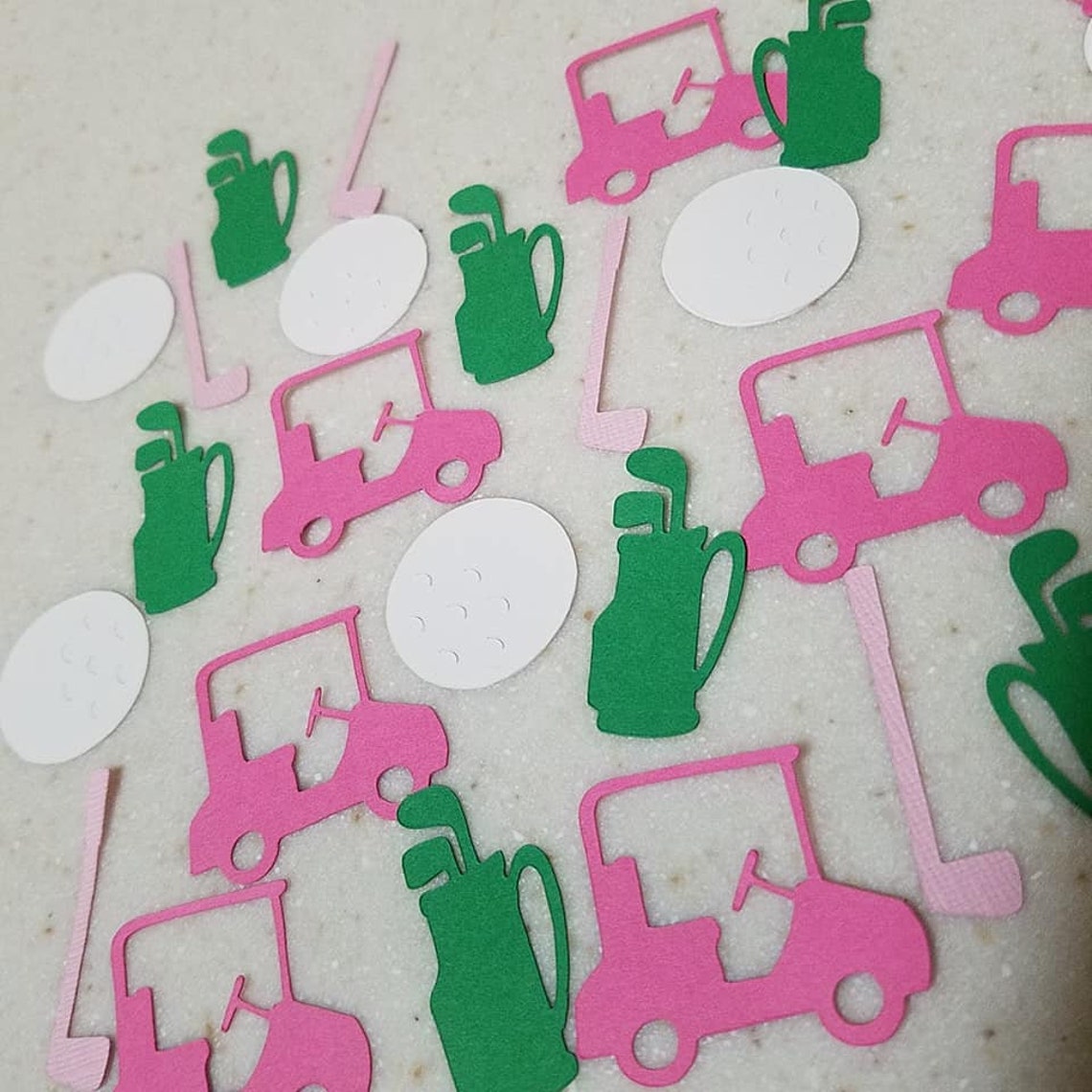 Golf Confetti, Golf Table Scatter, Girl Golf Party Decorations, Golf ...