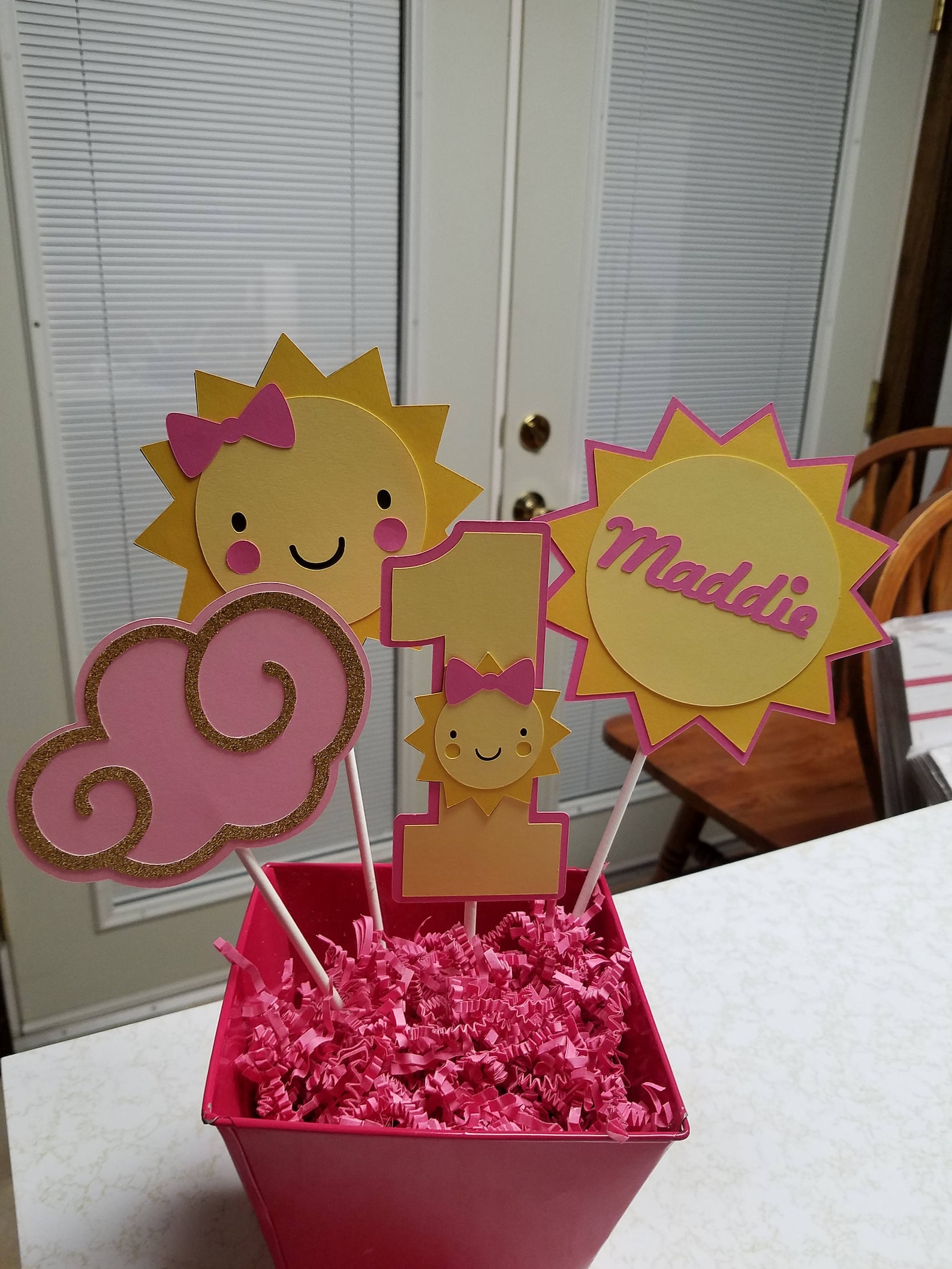 Sun Centerpiece, Sunshine Centerpiece, Sun Birthday, You Are My ...