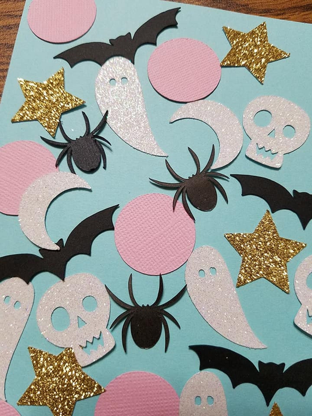 Halloween Confetti, Ghost Confetti, Bat Confetti, Halloween, Pastel ...