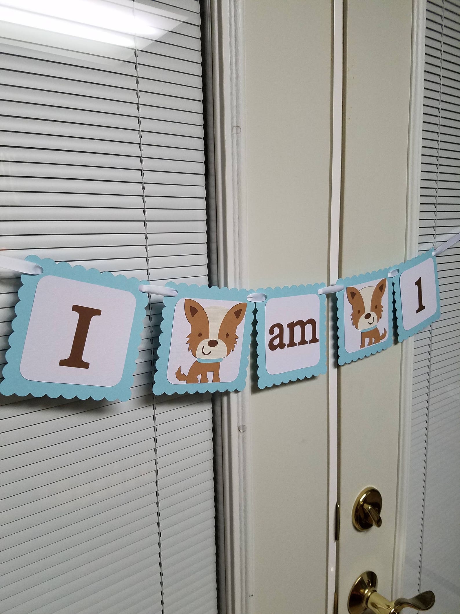 Puppy Banner Puppy Birthday Party Puppy Highchair Banner | Etsy