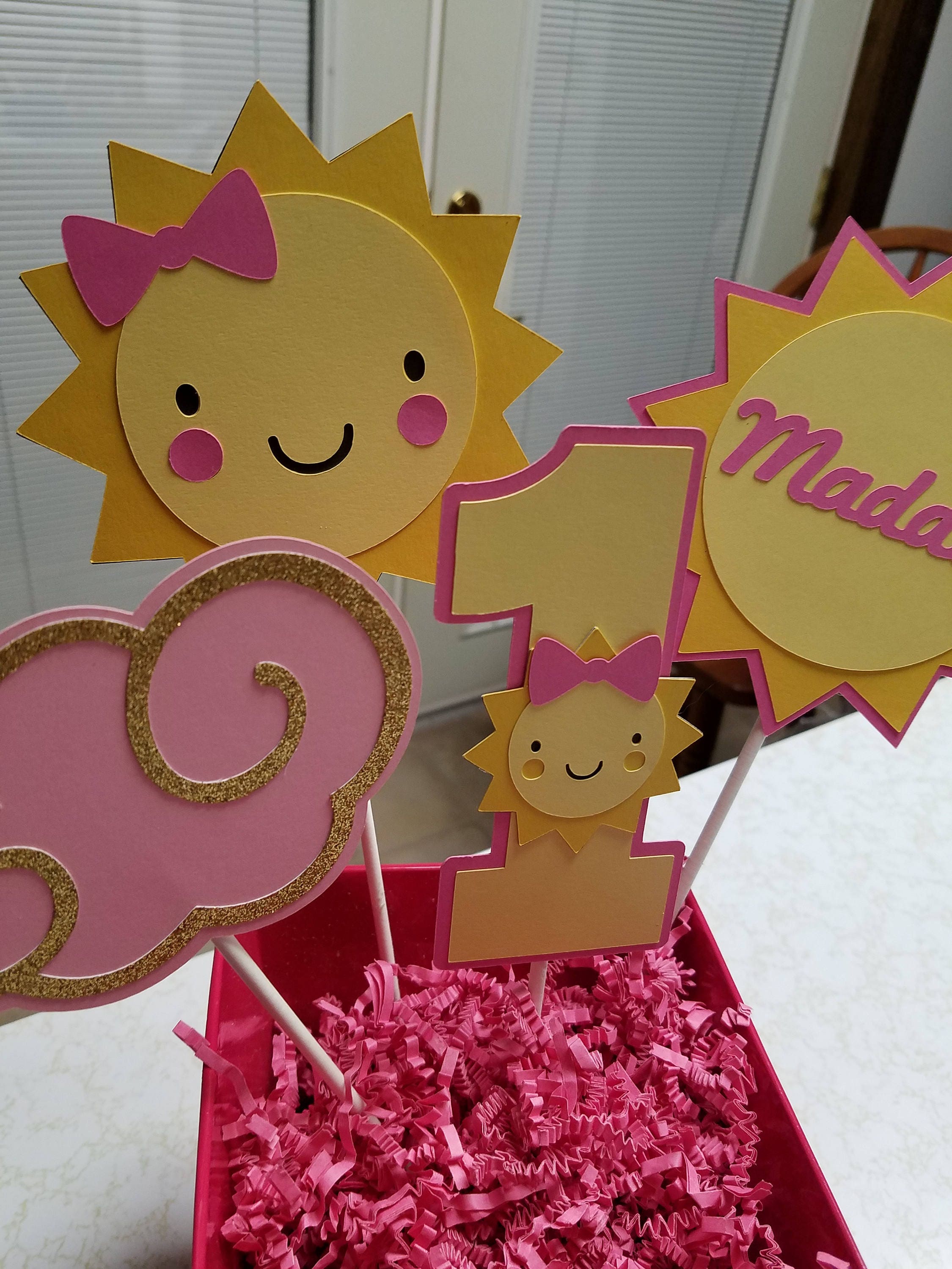 Sun Centerpiece Sunshine Centerpiece Sun Birthday You Are | Etsy