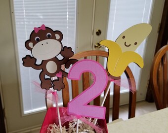 Monkey Centerpiece - Etsy