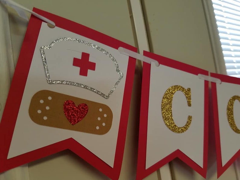 Nurse Banner Nurse Graduation Banner Nurse Party - Etsy