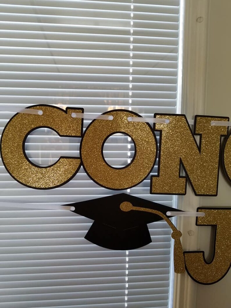 Graduation Banner Congrats Graduate 2020 Graduation Custom | Etsy