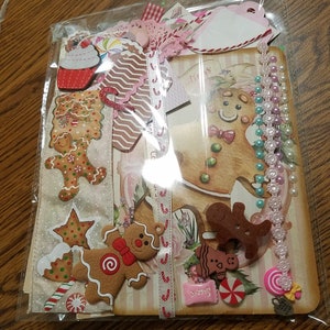Gingebread Man Junk Journal Kit, Gingerbread Mystery Kit, Gingerbread ...