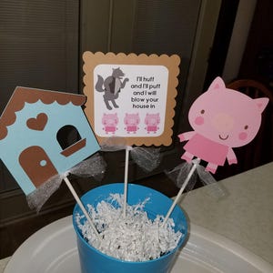 Nursey Rhyme Centerpiece Sticks - Etsy