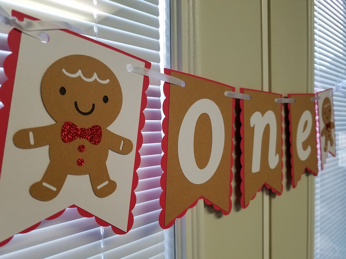 Gingerbread Man Banner Gingerbread Banner Gingerbread - Etsy