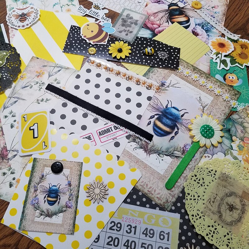 Bee Junk Journal - Etsy