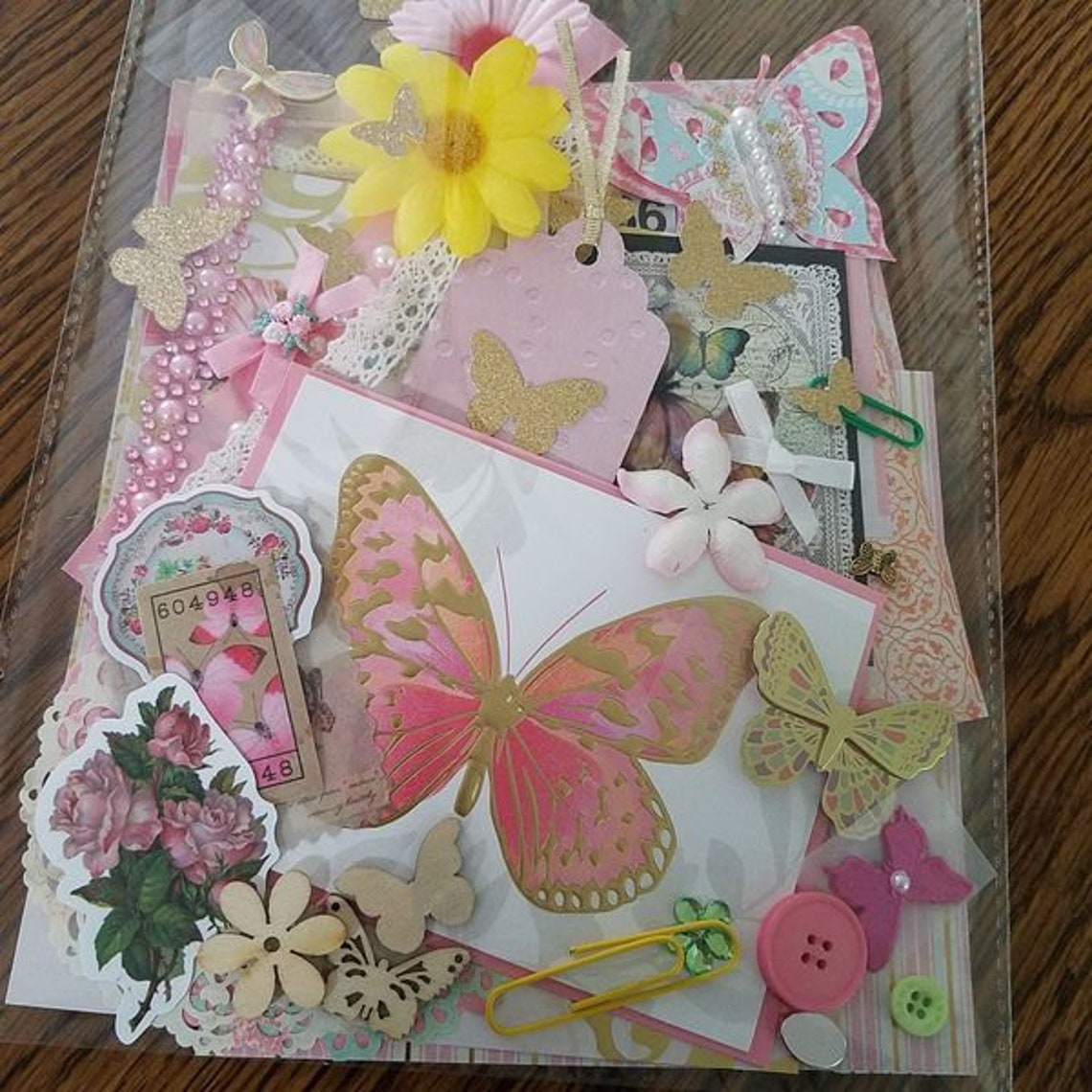 Butterfly Junk Journal Kit, Mystery Junk Journal Kit, Junk Journal ...