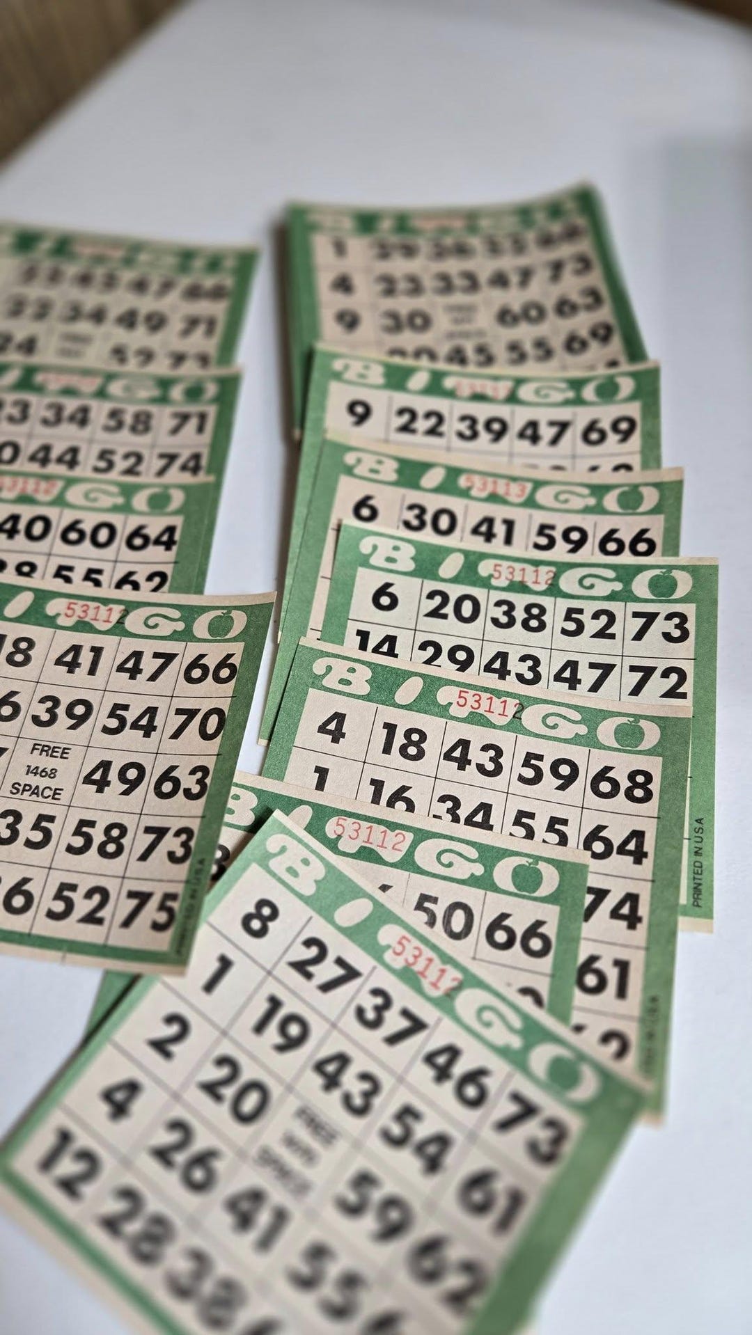 Vintage Bingo Cards, Vintage Bingo Cards for Journal, 30 per Set - Etsy
