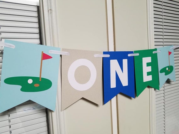 Golf banner golf party decorations golf party golf birthday | Etsy