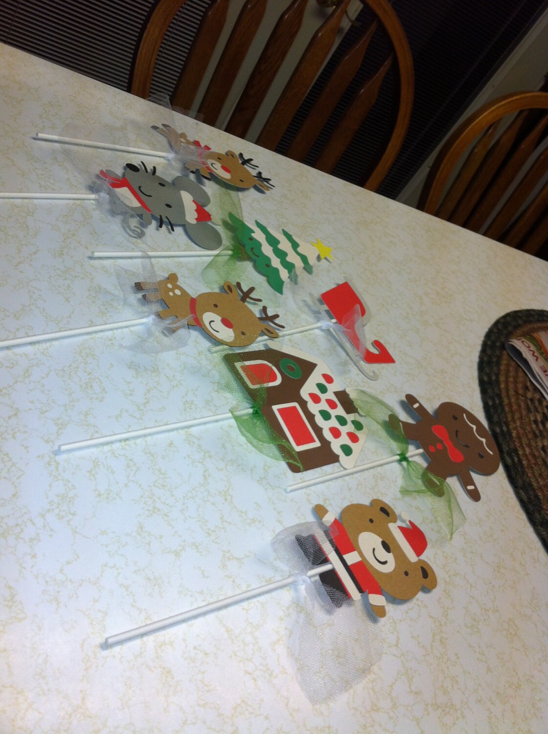 Christmas Centerpiece Sticks - Etsy