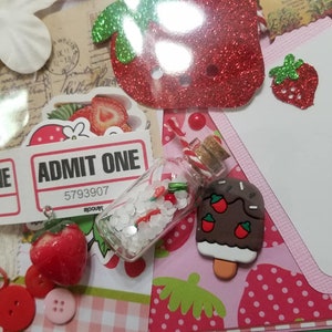 Mystery Strawberry Junk Journal Kit, Mystery Junk Journal Kit, Junk ...