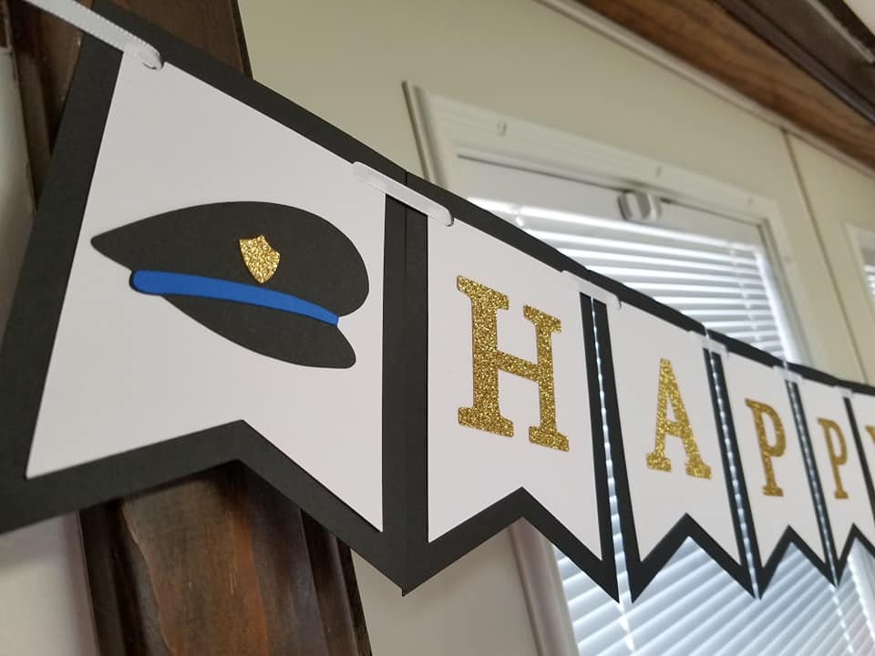 Police Banner Police Retirement Party Police Retirement - Etsy