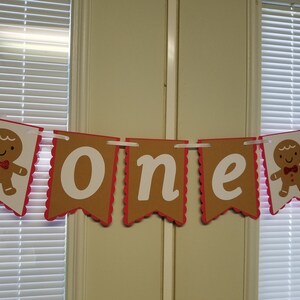 Gingerbread Man Banner, Gingerbread Banner, Gingerbread Birthday Party ...
