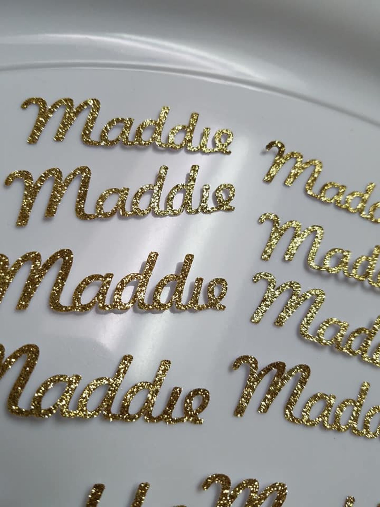 Personalized name confetti name confetti glitter gold name | Etsy