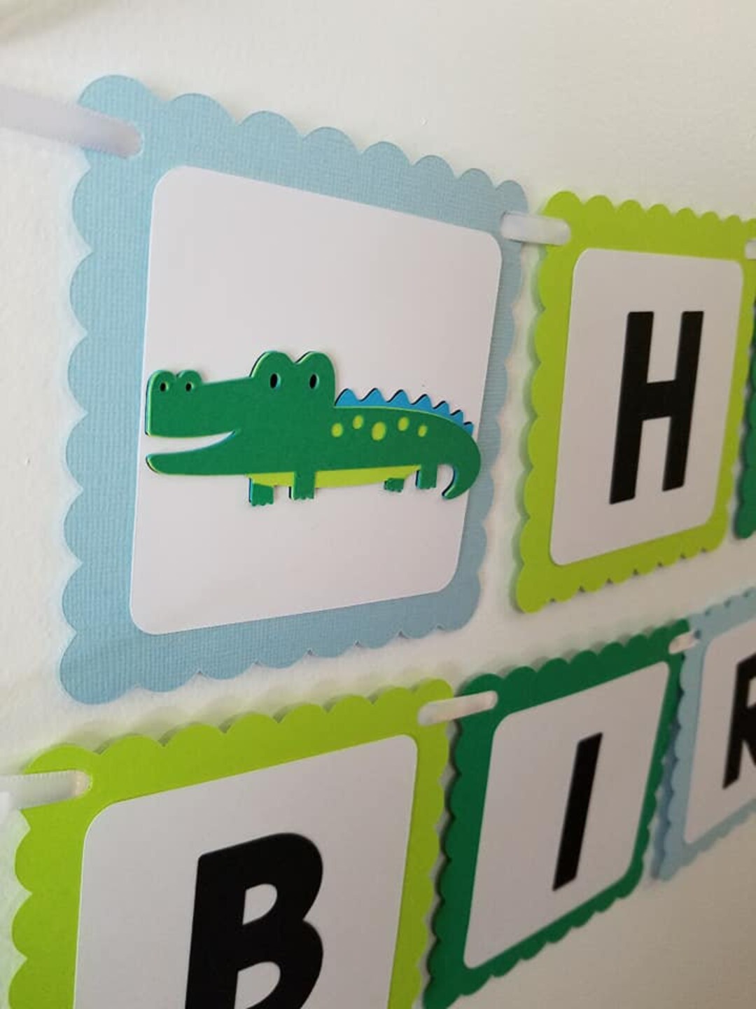 Alligator Banner, Alligator Party Decorations, Alligator Birthday Party ...