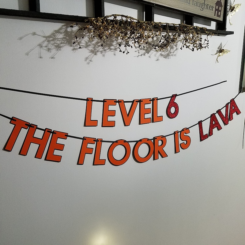 Floor is Lava Sign - Etsy