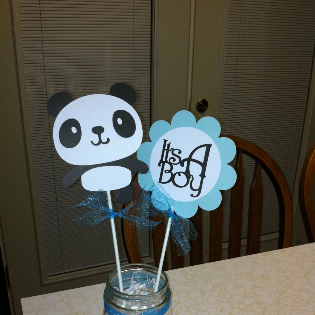 Panda Its a Boy Centerpiece, Panda Bear Baby Shower, Panda Bear ...