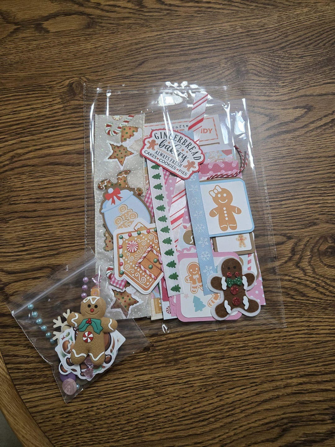 Gingebread Man Junk Journal Kit, Gingerbread Mystery Kit, Gingerbread ...