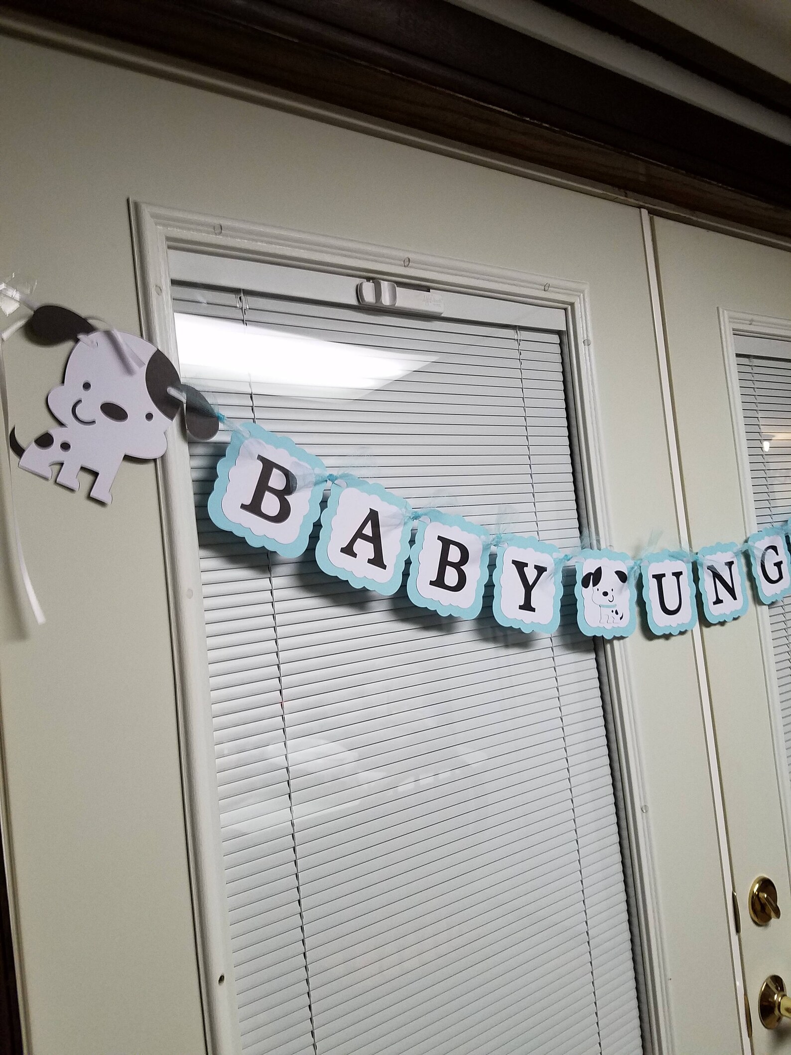 Puppy Banner Puppy Birthday Party Puppy Highchair Banner | Etsy