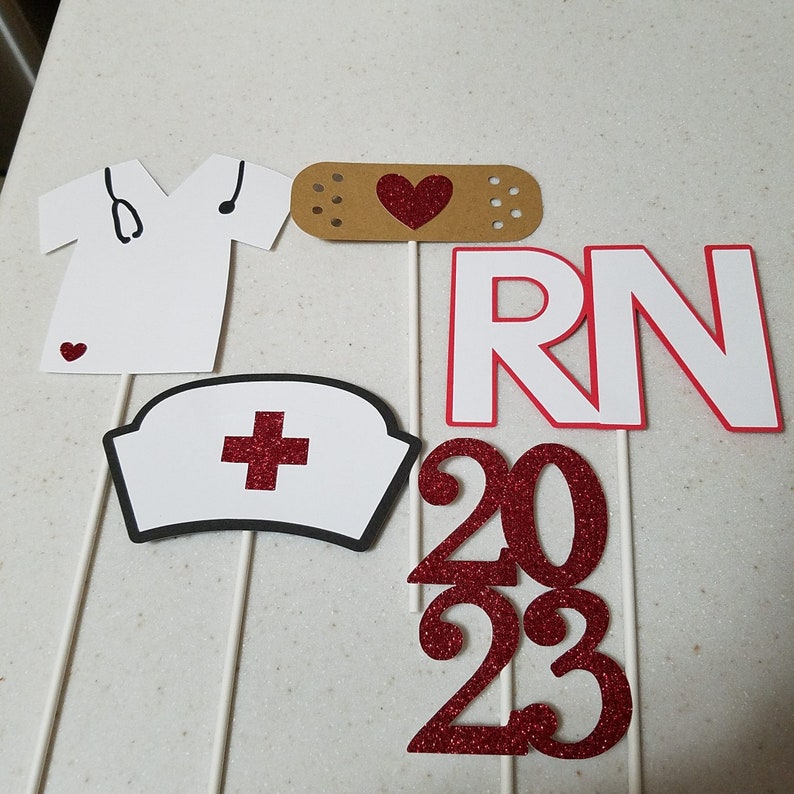 Nurse Centerpiece Sticks Nurse Decorations Nurse Graduation - Etsy