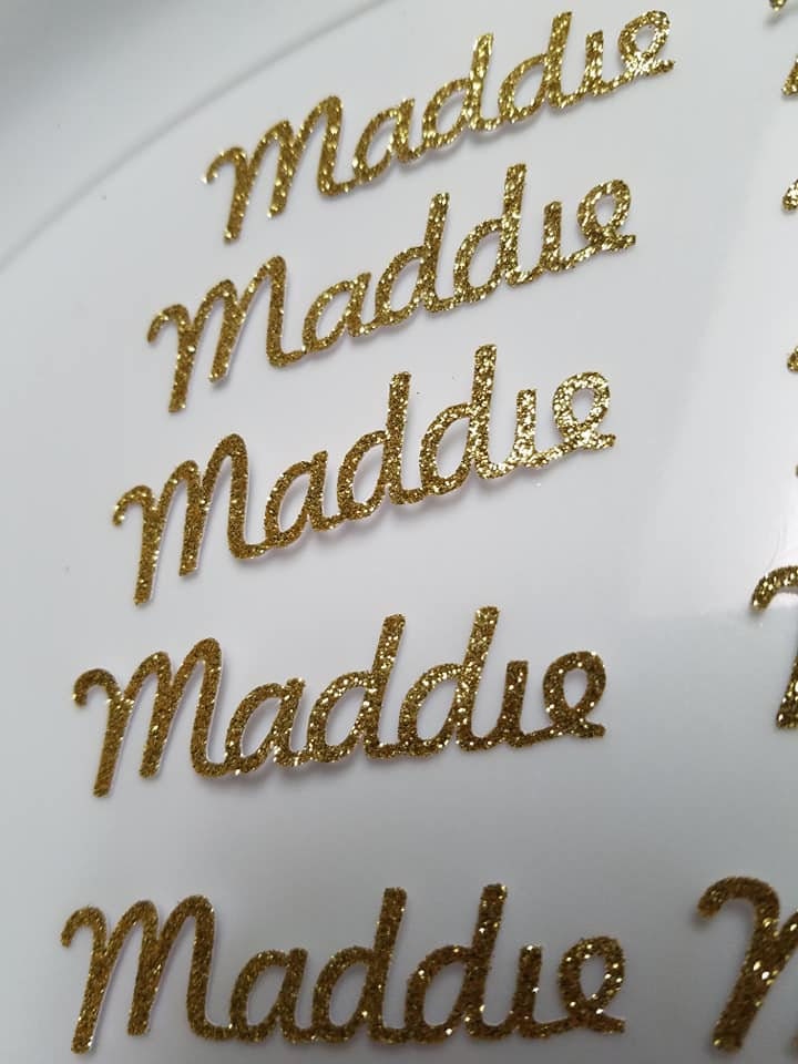 Personalized name confetti name confetti glitter gold name | Etsy