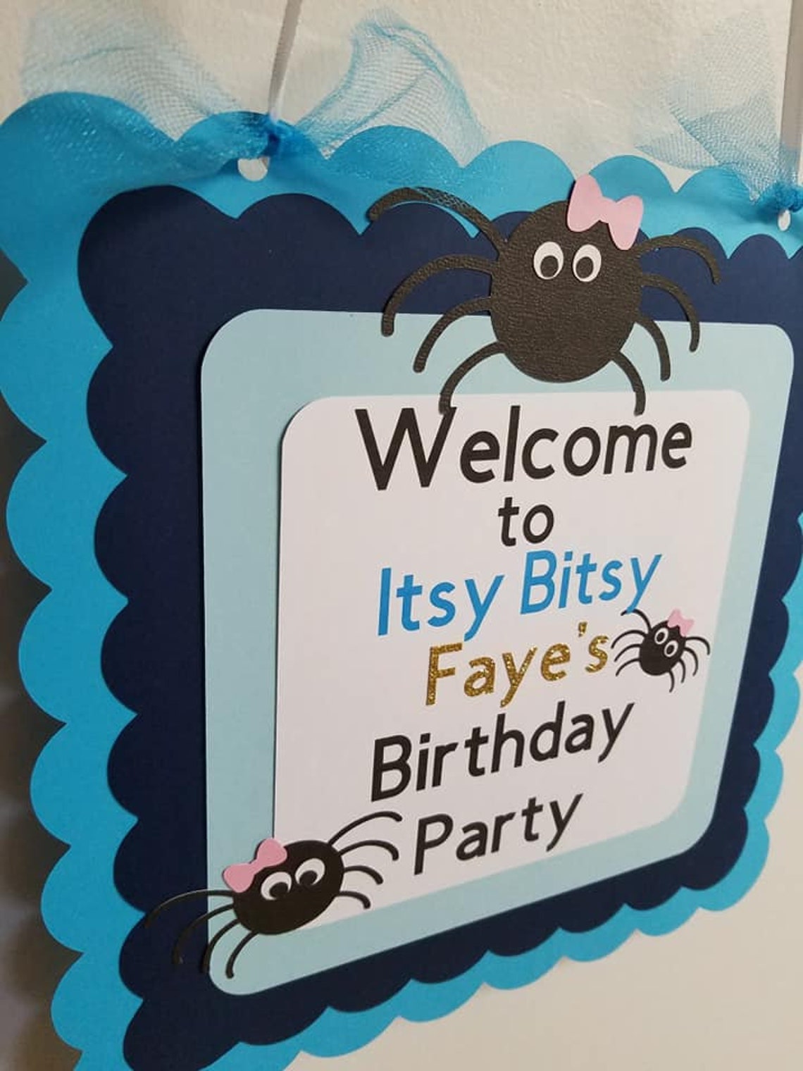 Itsy Bitsy Spider Door Hanger Itsy Bitsy Spider Sign Itsy | Etsy