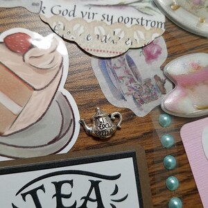 Tea Party Junk Journal Kit, 60 Plus Items, Tea Party Mystery Kit, Tea ...