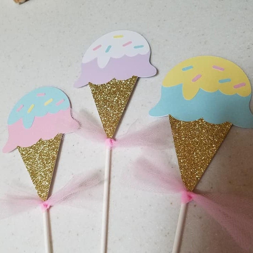 Ice Cream Centerpiece, Ice Cream Decorations, Ice Cream Ceiling Hangers ...